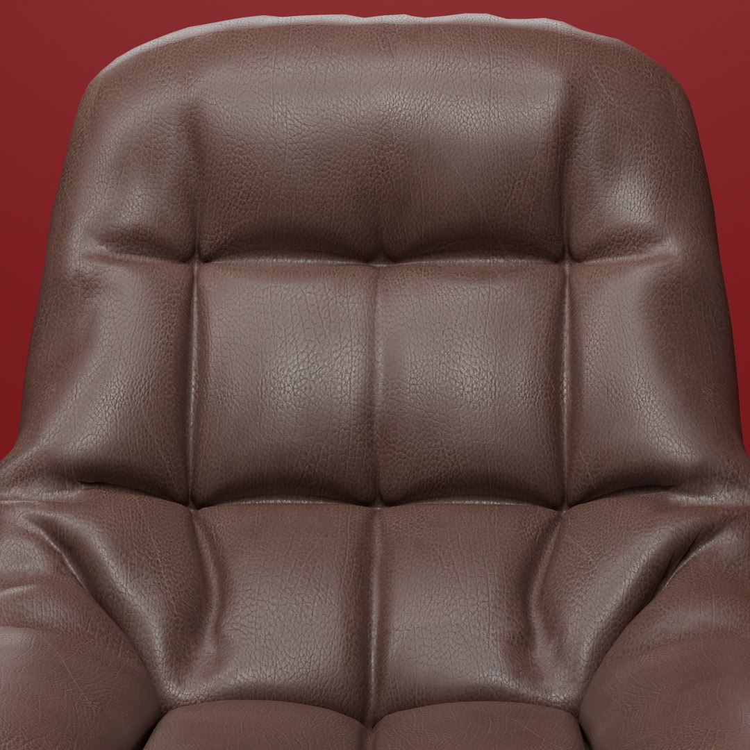 Leather Chair Model - TurboSquid 2282332