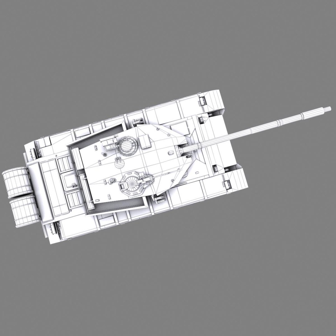 3d Model Wz-123 Tank