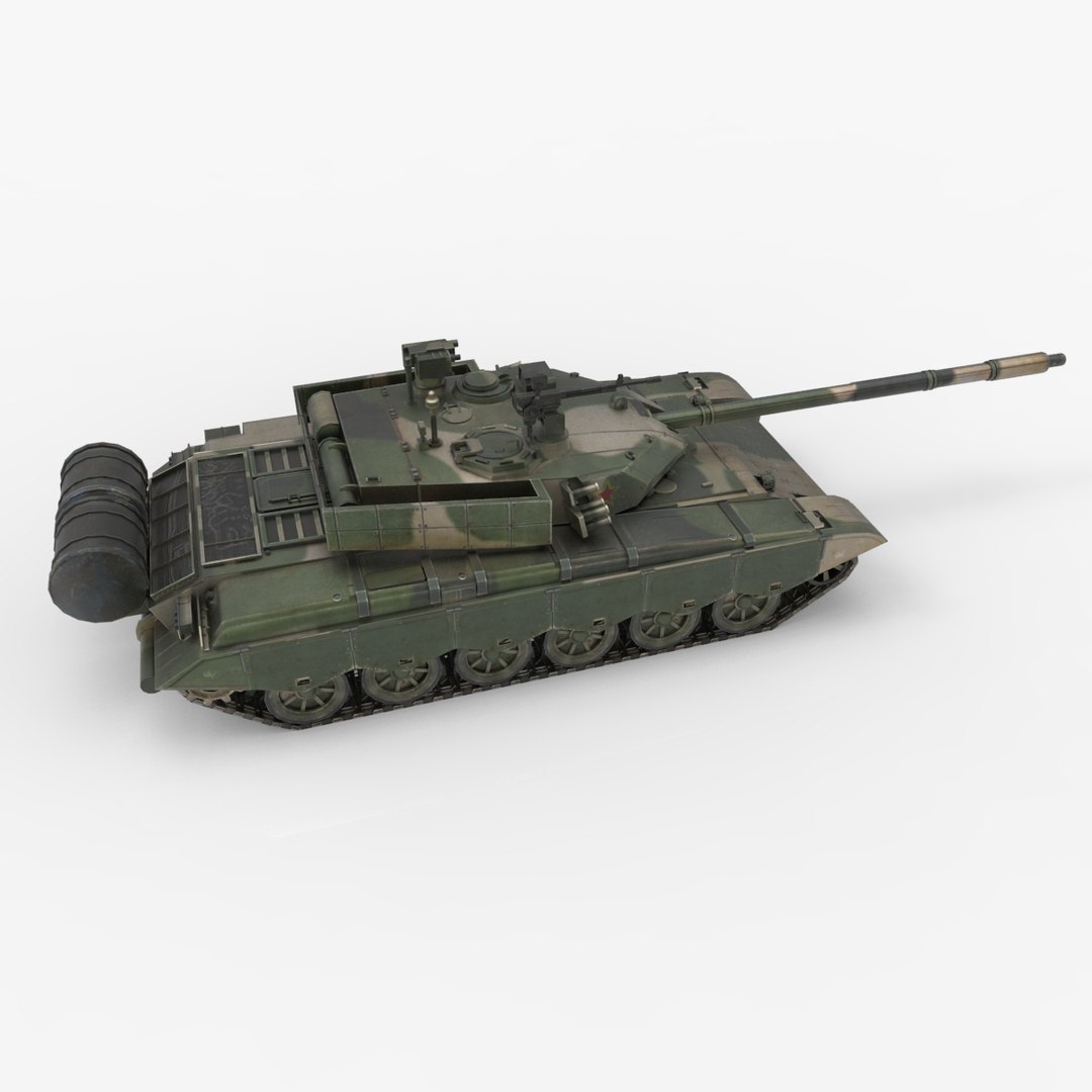 3d Model Wz-123 Tank
