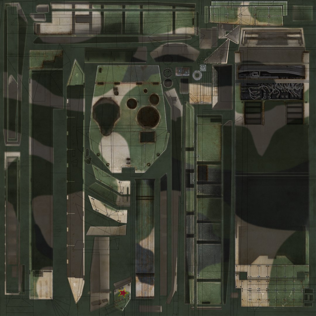 3d Model Wz-123 Tank