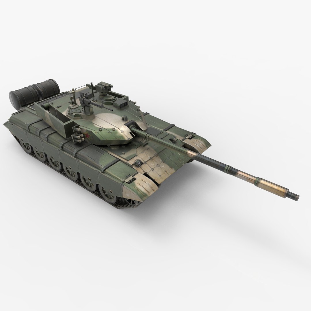3d Model Wz-123 Tank