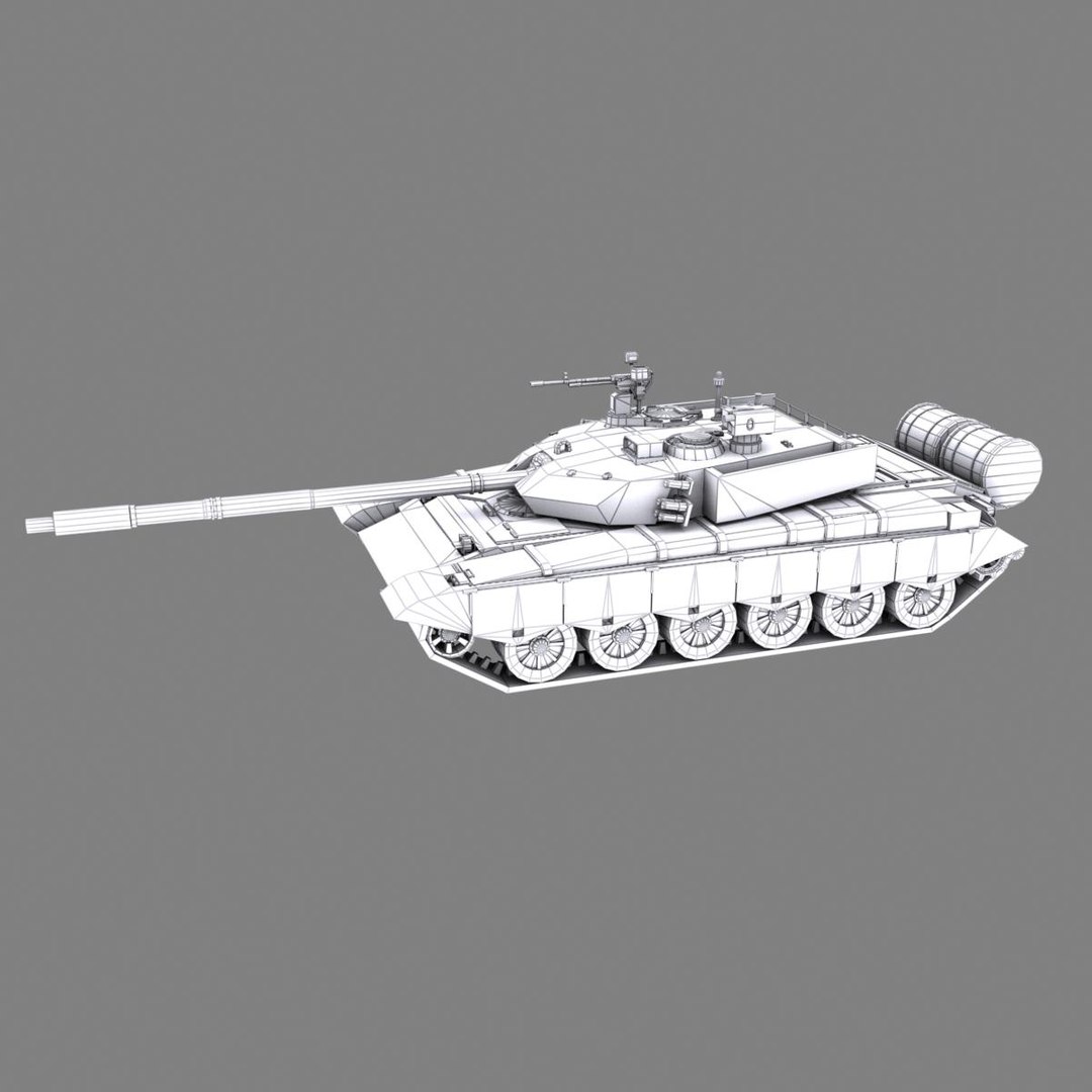 3d Model Wz-123 Tank