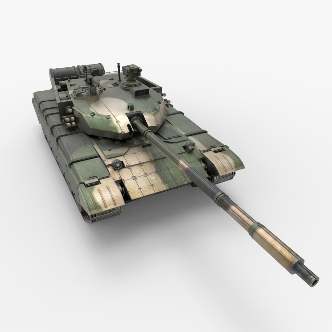 3d Model Wz-123 Tank