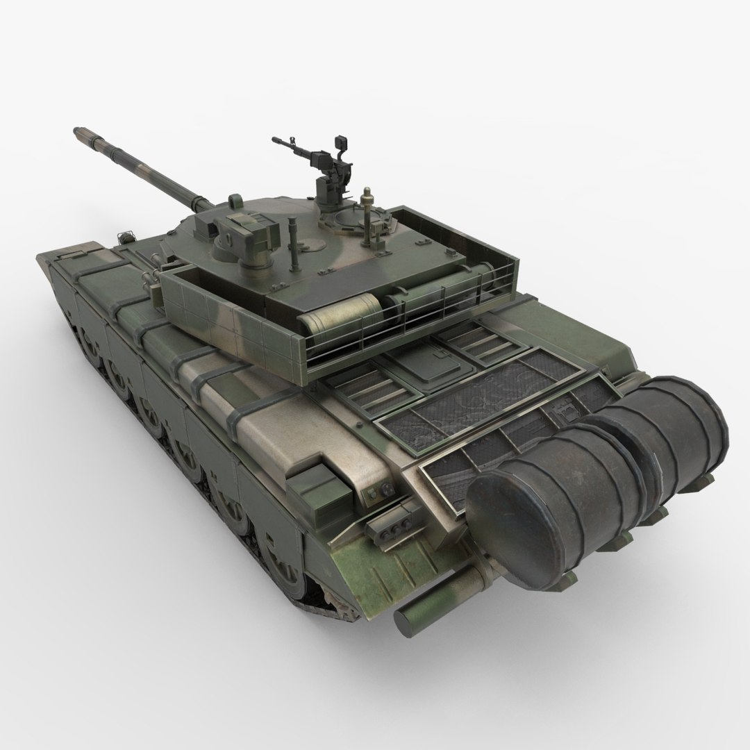 3d Model Wz-123 Tank