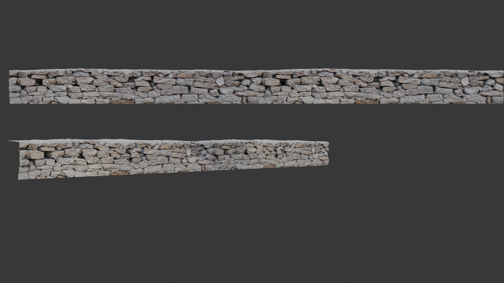 Stone Retaining Wall Scan 3D Model - TurboSquid 2386417