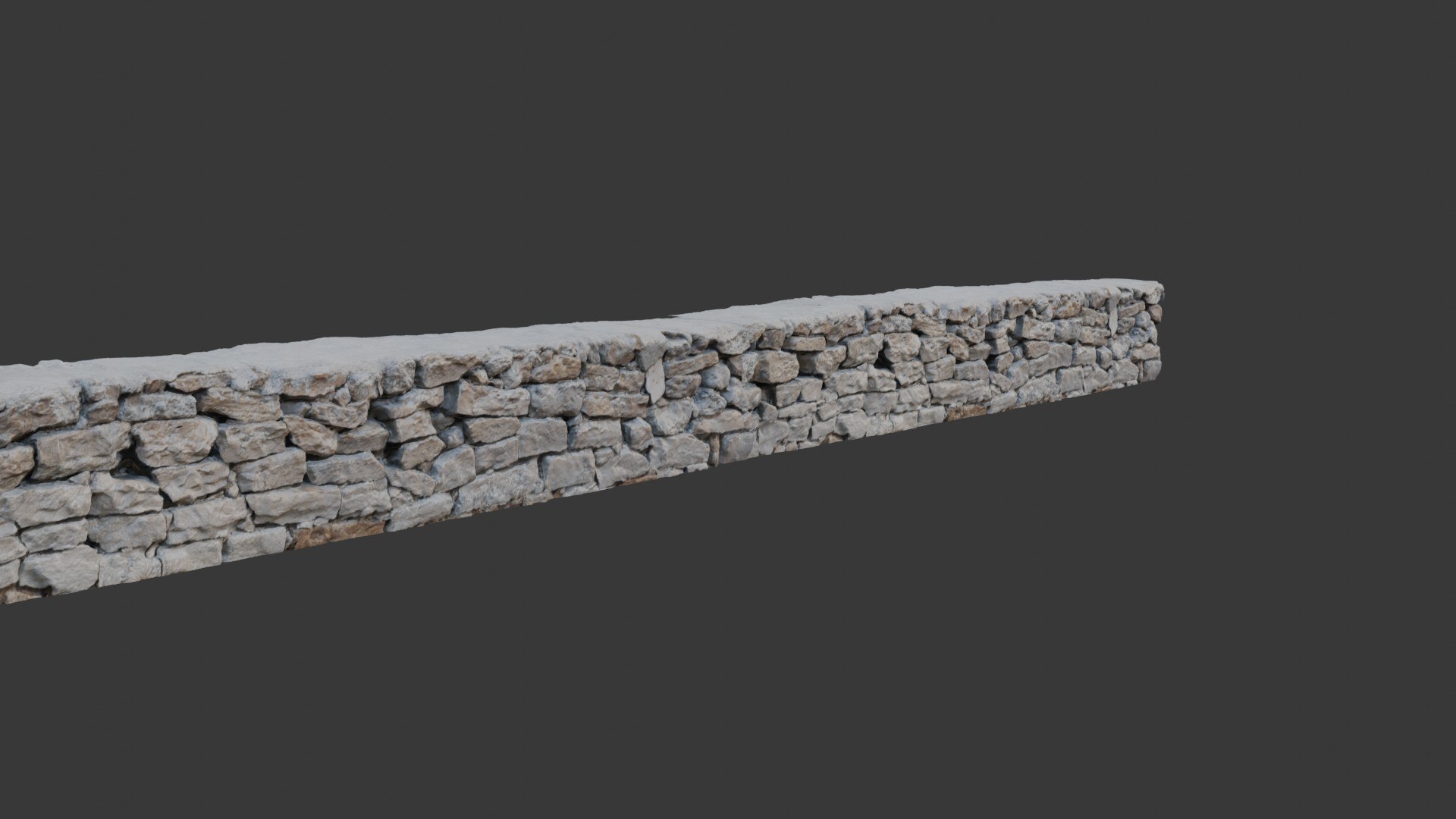 Stone Retaining Wall Scan 3D Model - TurboSquid 2386417