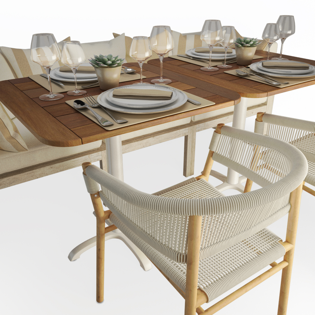 Siena Sofa And Chair Kith Ethimo Set 3D model - TurboSquid 1787964