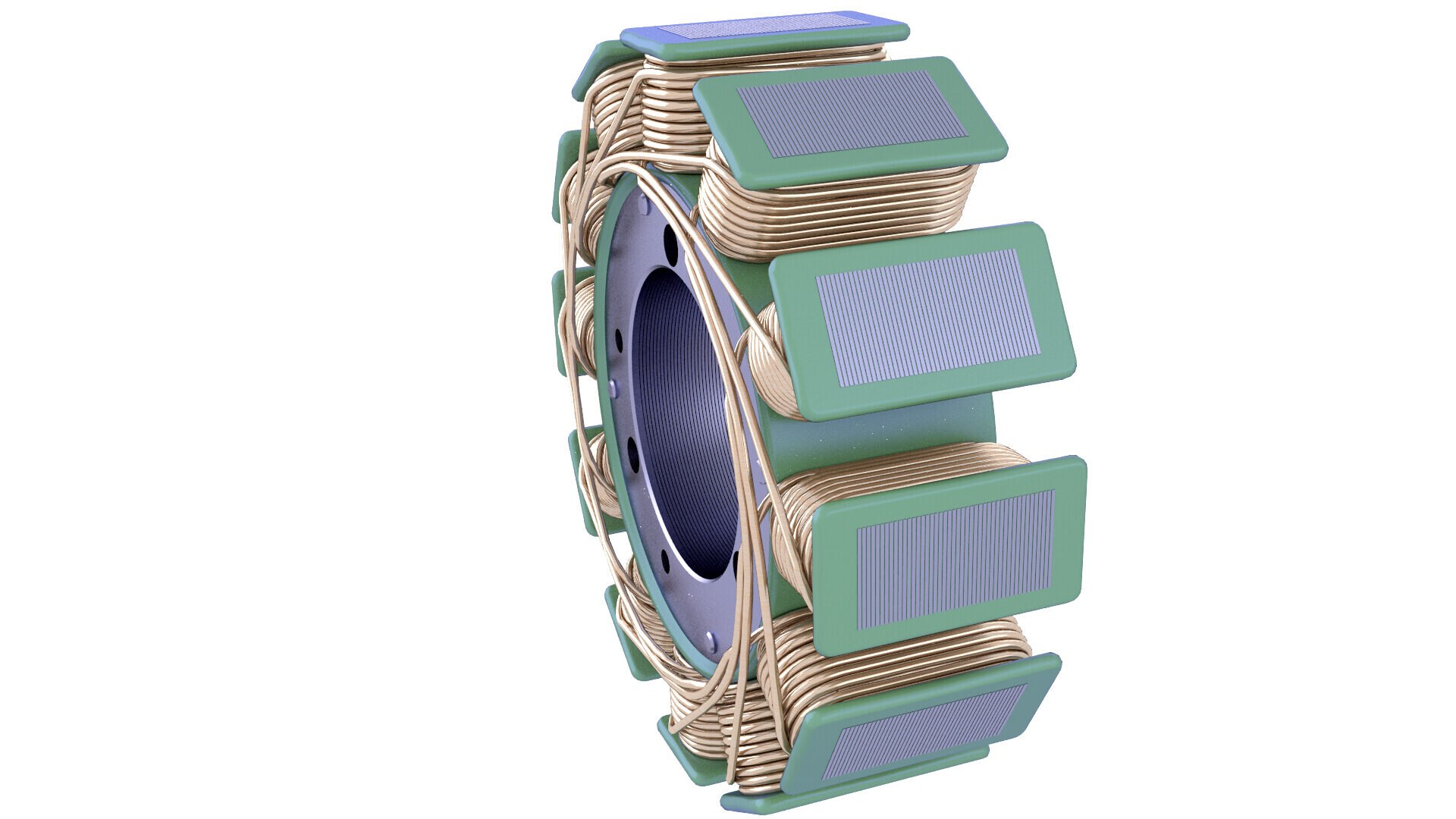 Magneto Magnet Magnetic Brushless Stator Coil 94 3D Model - TurboSquid ...