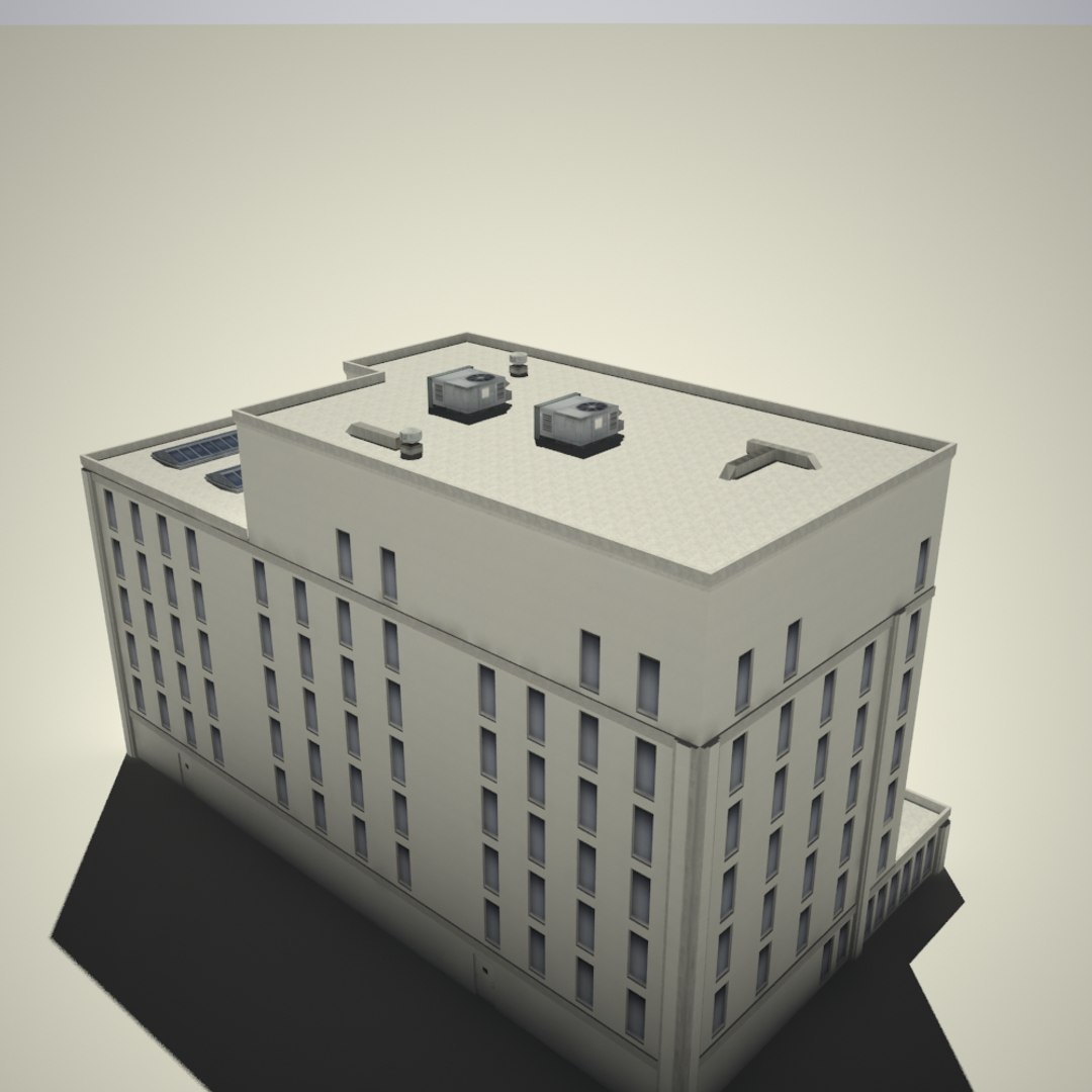 City Building 3d Max