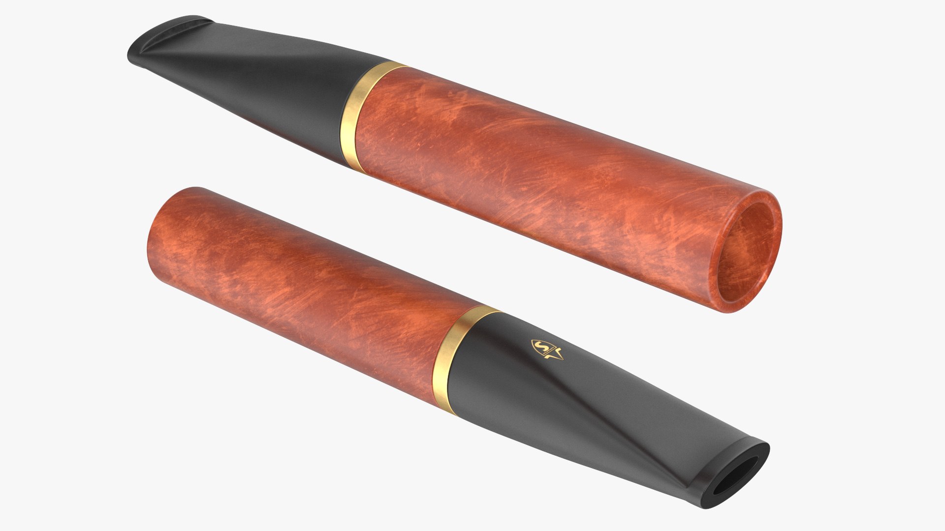 Short Cigarette Holder Dark 3D Model - TurboSquid 2211521