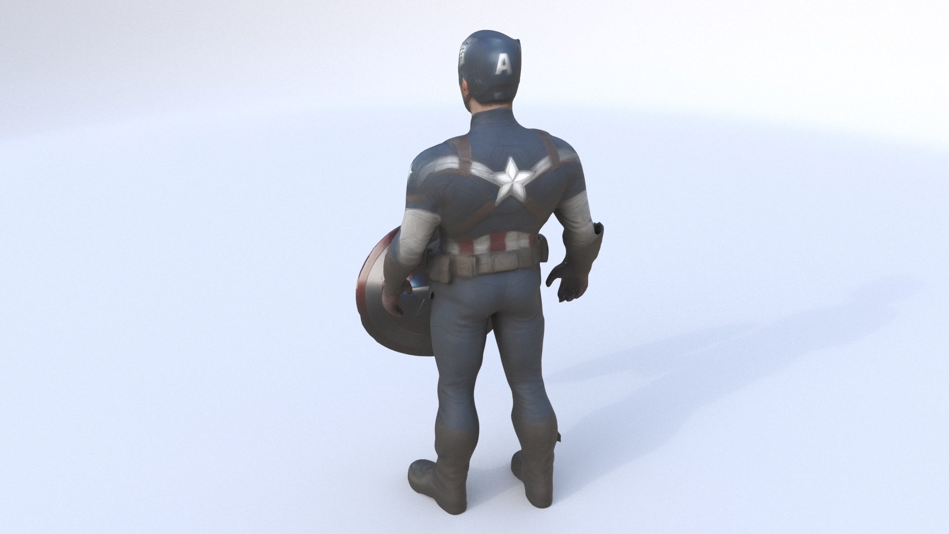 Captain America 3D Model - TurboSquid 2337165