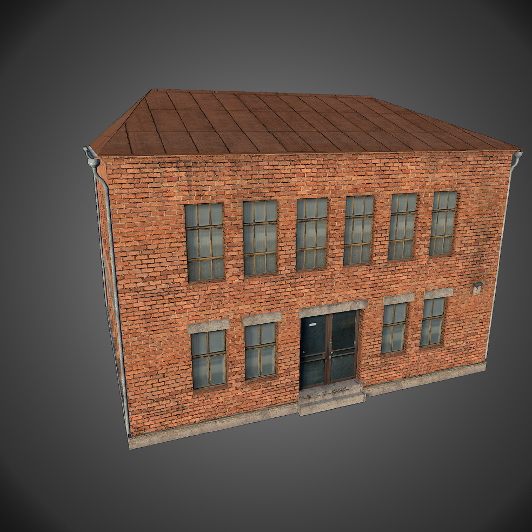 3ds max factory building