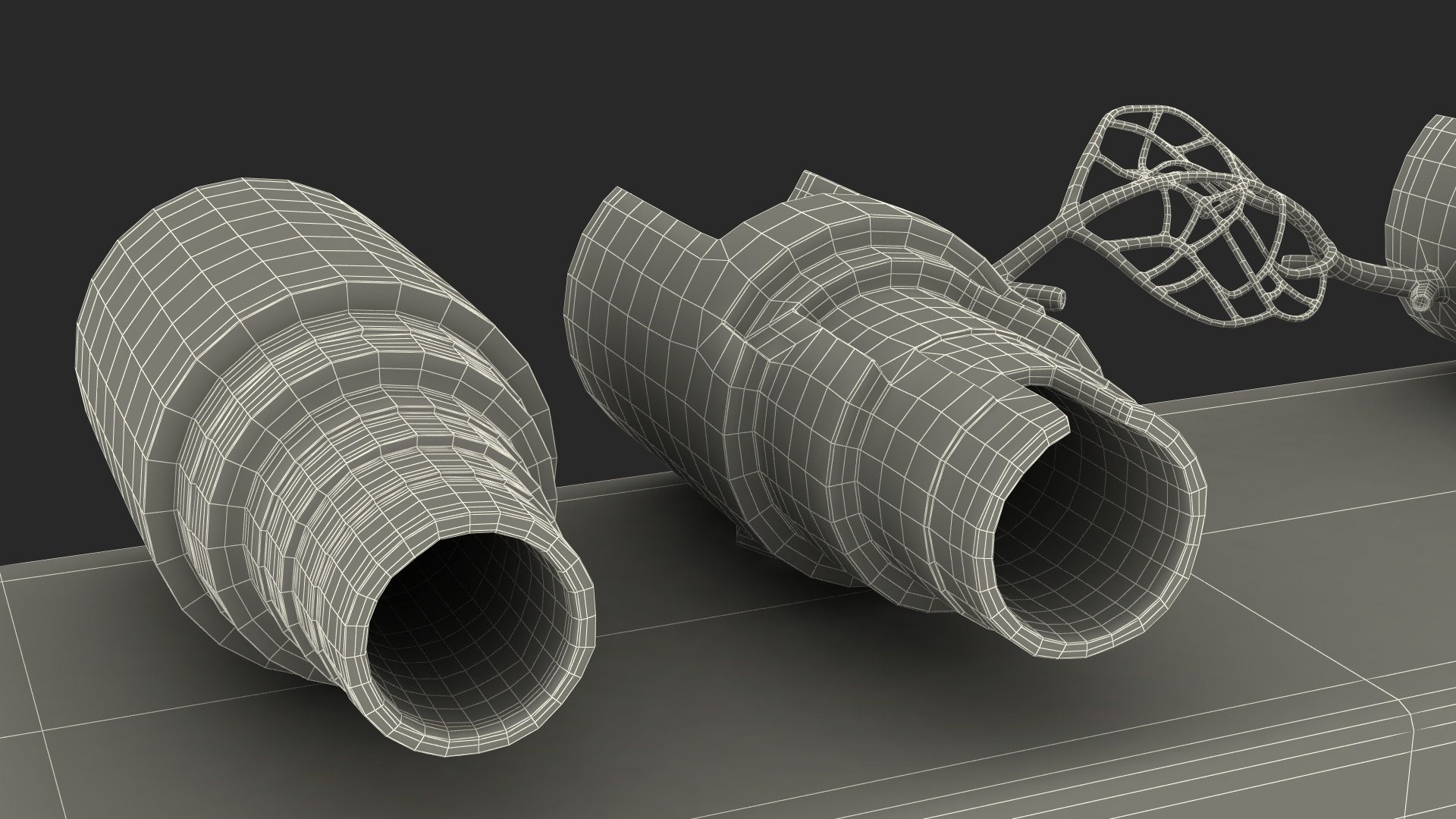 Model Of Blood Vessels And Artery In Section 3D Model - TurboSquid 2388402