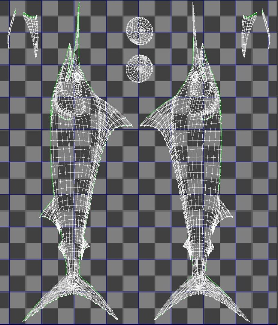 Blue Marlin 3d Model