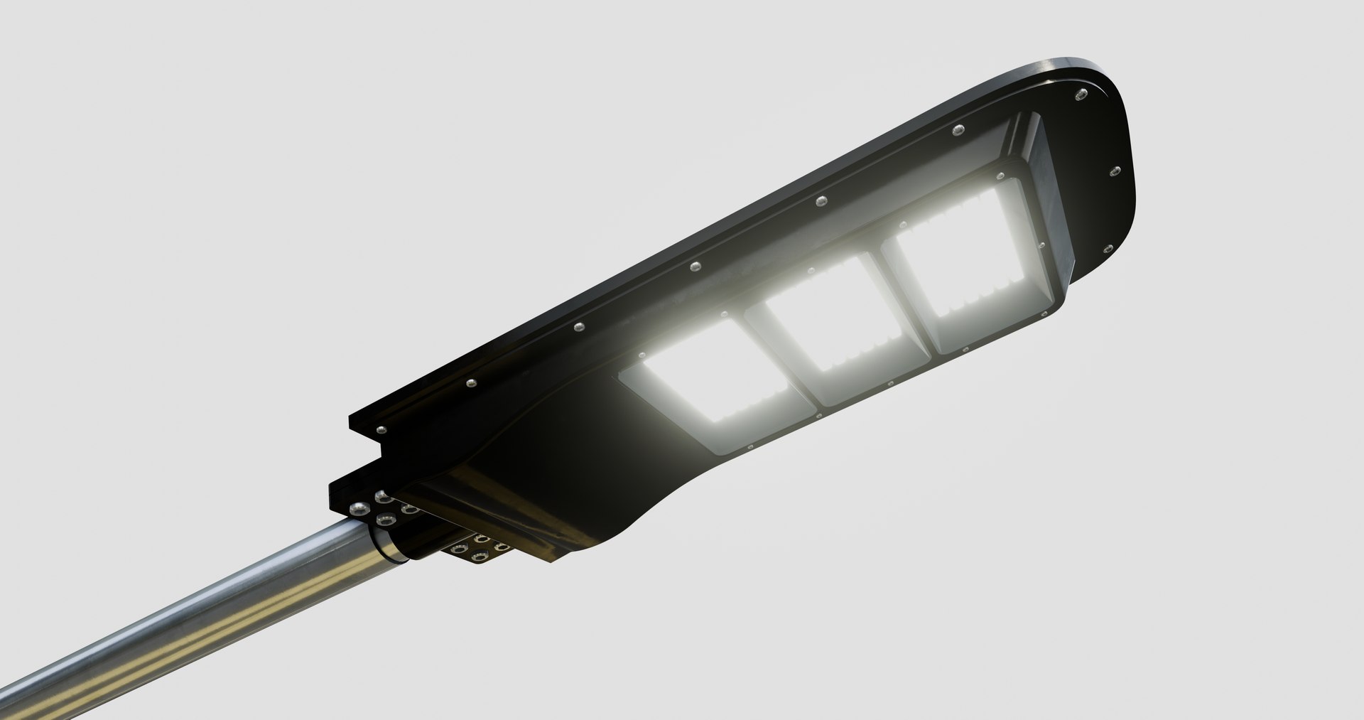 3D 6MT LIGHTING POLE-DOUBLE BENDING ARM - TurboSquid 2296284