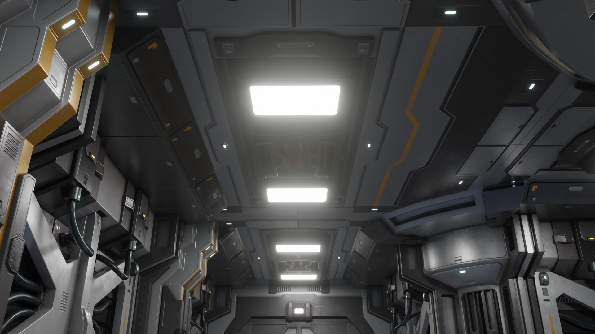 Sci Fi Modular Corridor 3D - TurboSquid 1628642