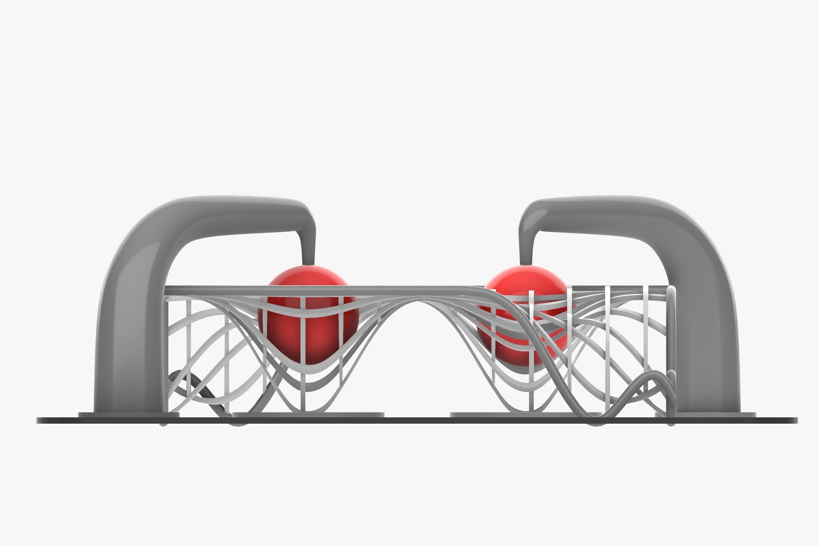 Scifi Wavy Beams Structure 3D Model - TurboSquid 1968707