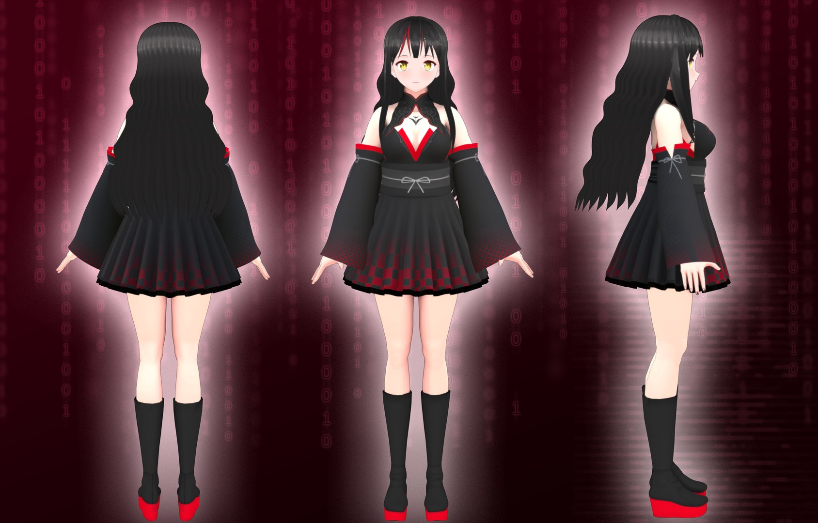 3D Celine Original - Anime Style - TurboSquid 1776249