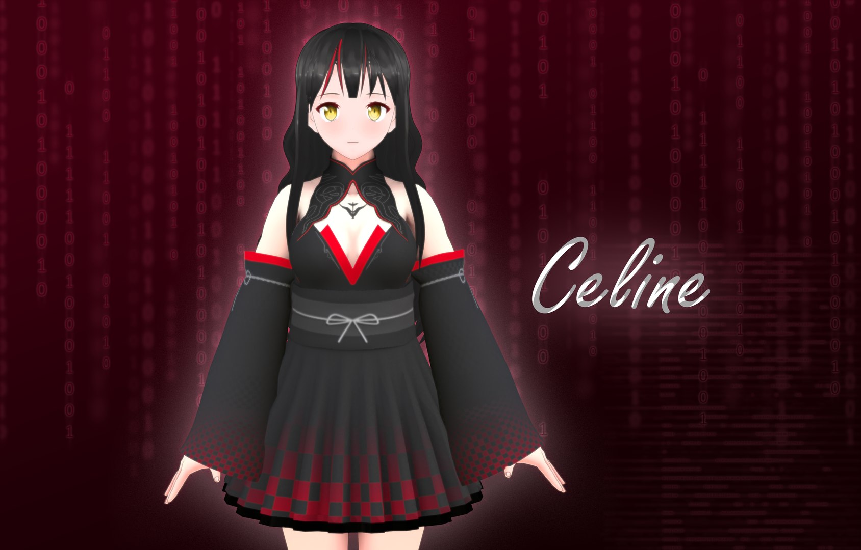 3D Celine Original - Anime Style - TurboSquid 1776249