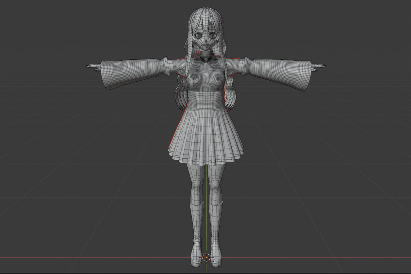 3D Celine Original - Anime Style - TurboSquid 1776249