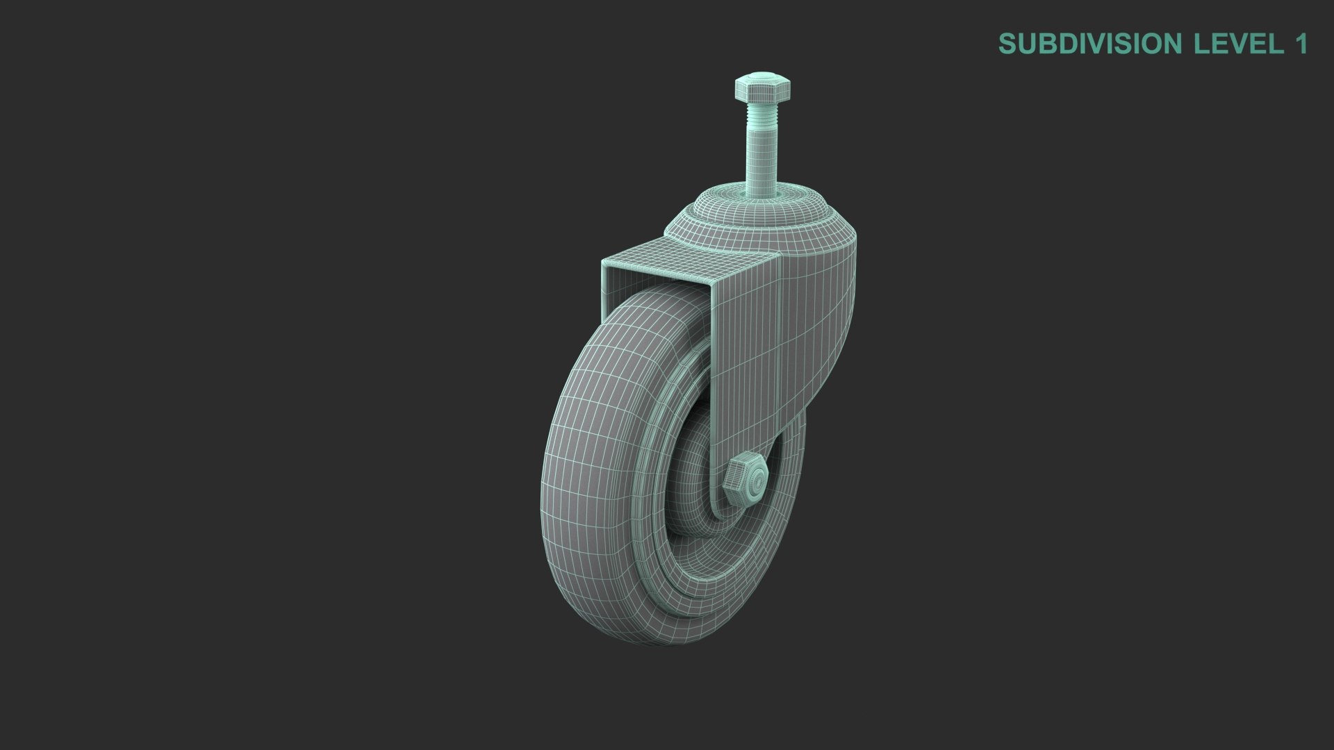 Caster Wheel 3D model - TurboSquid 2183834
