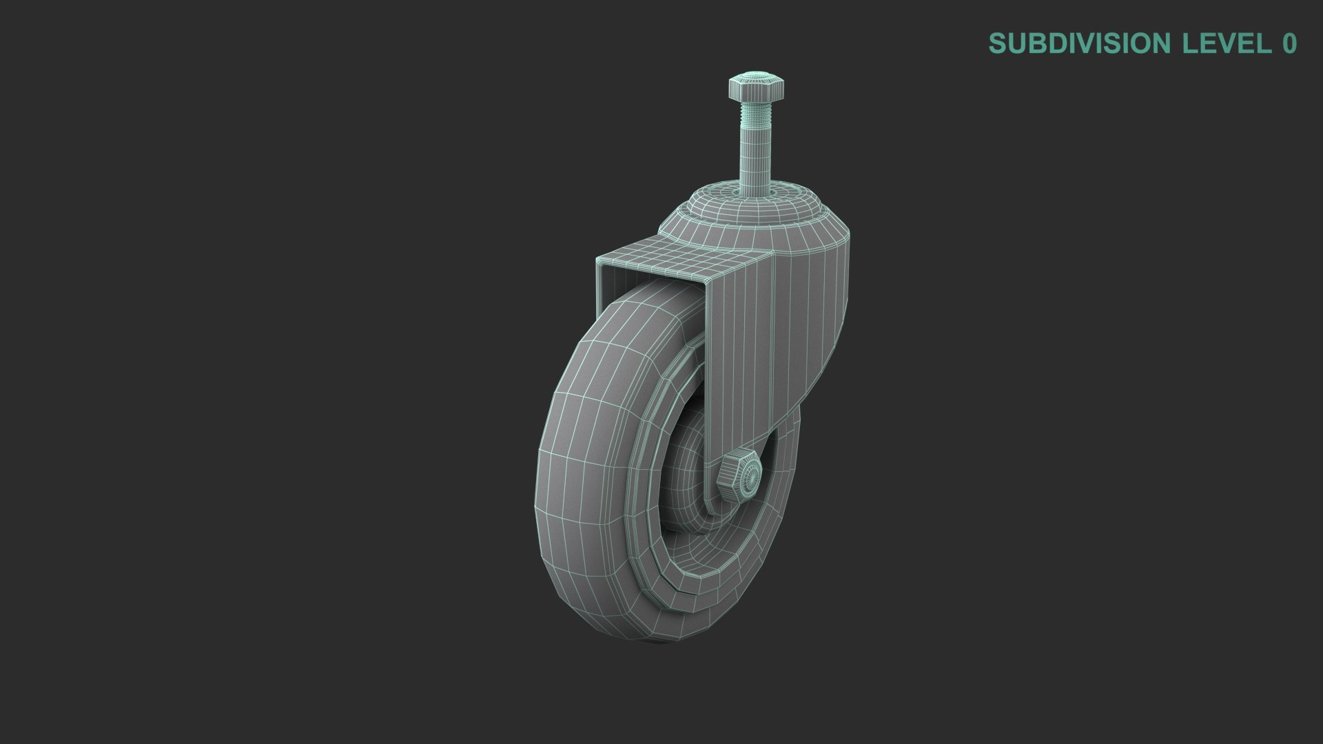 Caster Wheel 3D model - TurboSquid 2183834