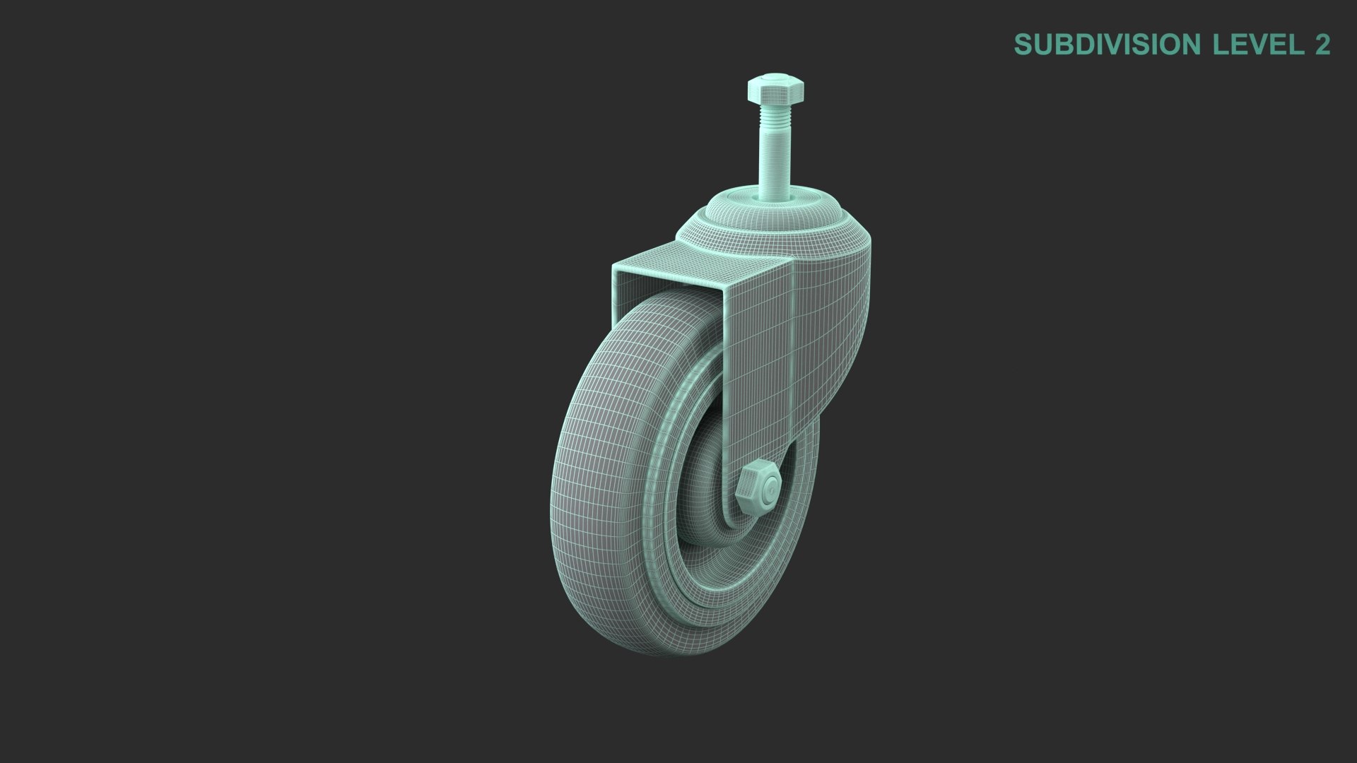Caster Wheel 3D Model - TurboSquid 2183834