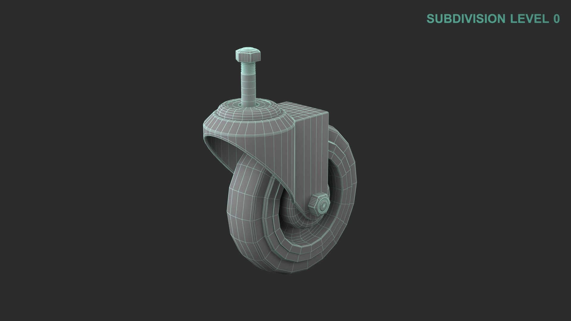 Caster Wheel 3D Model - TurboSquid 2183834