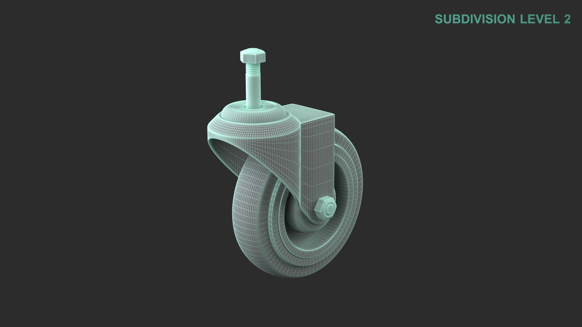 Caster Wheel 3D model - TurboSquid 2183834