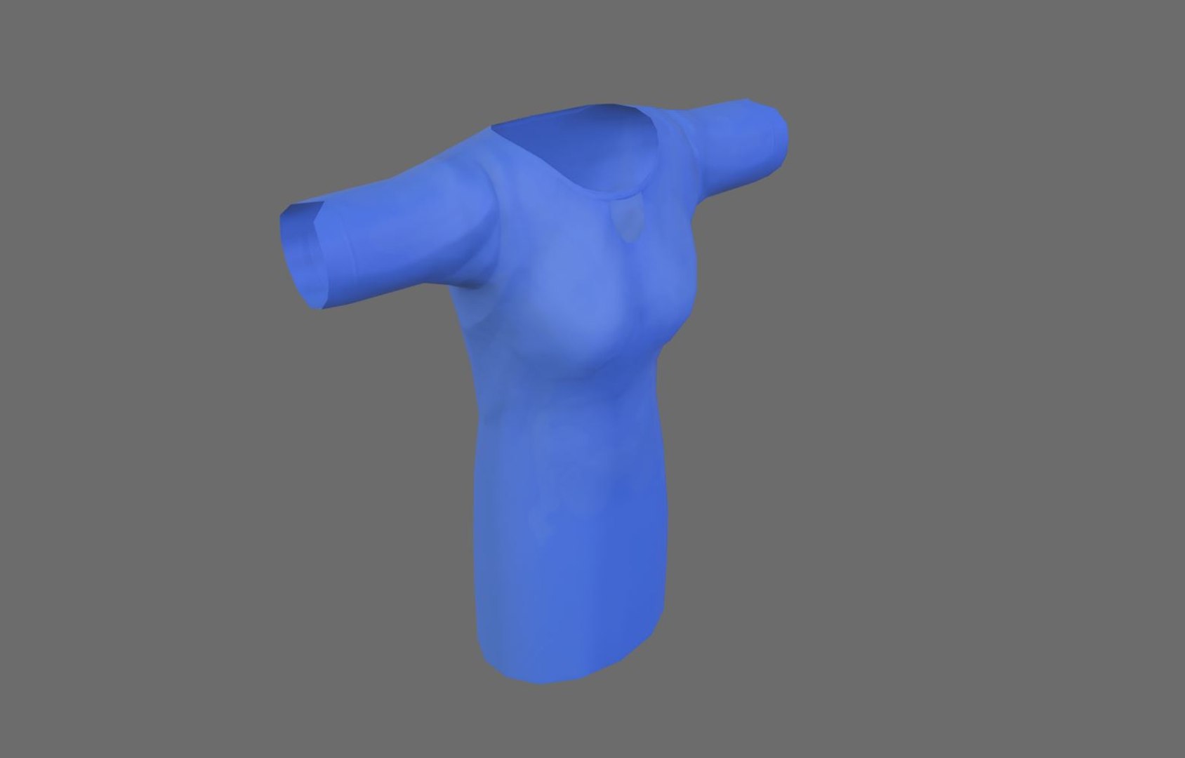 3D model blues dress - TurboSquid 1340508