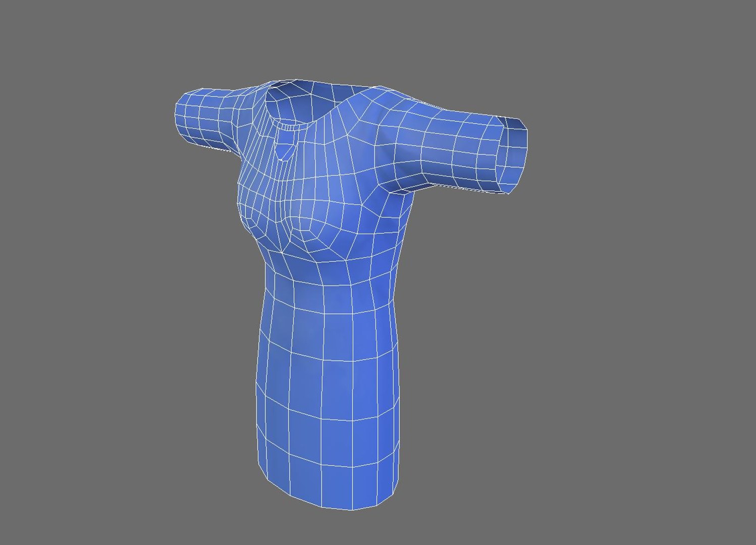 3D model blues dress - TurboSquid 1340508