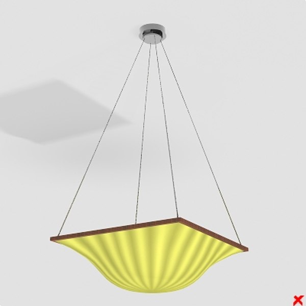 3d lamp hanging model