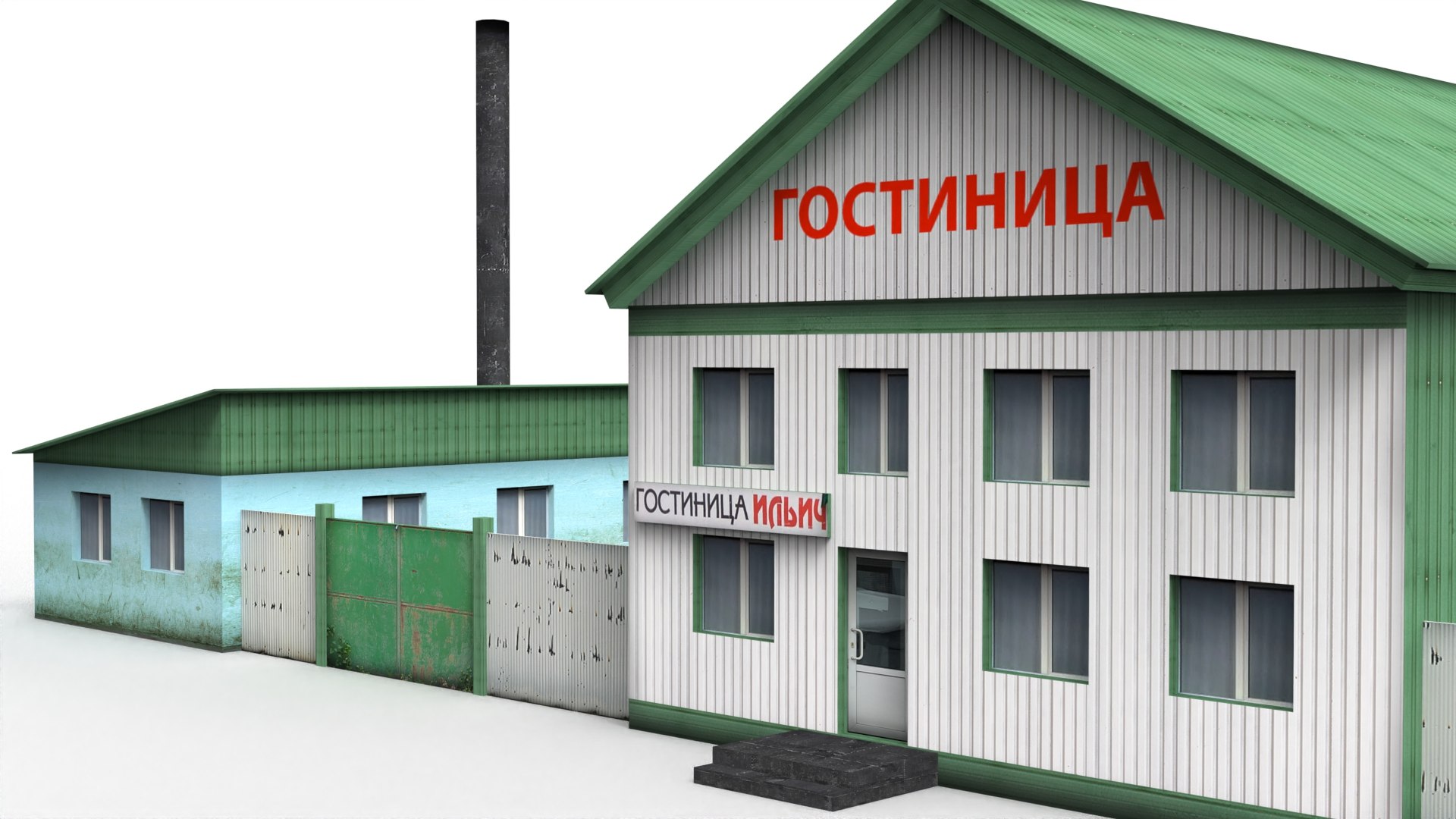 3D Russian Motel - TurboSquid 1814339