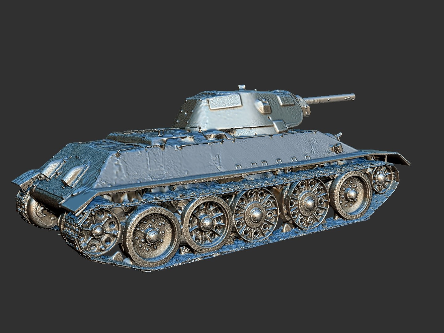 Old Tank Scan 3D Model - TurboSquid 1765130