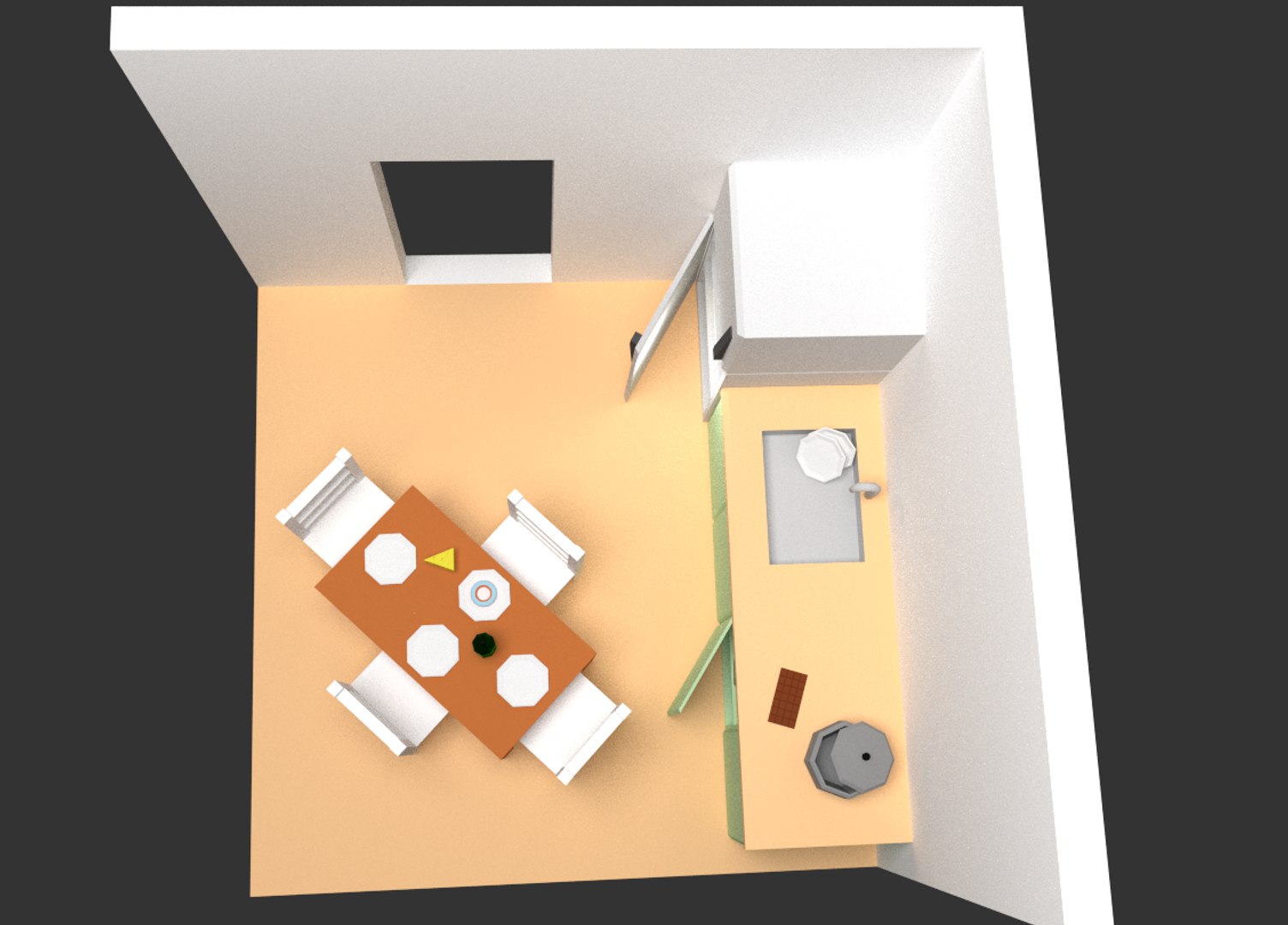 3d Kitchen Drawer