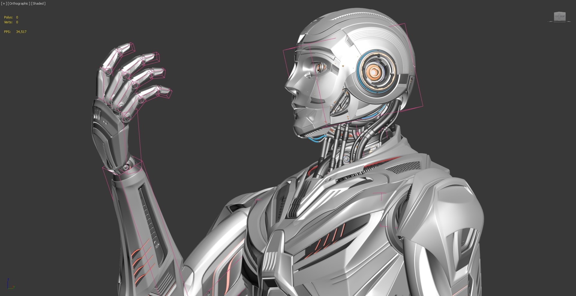 3D FUTURISTIC ROBOT MAN 3 - Rigged - TurboSquid 1923630