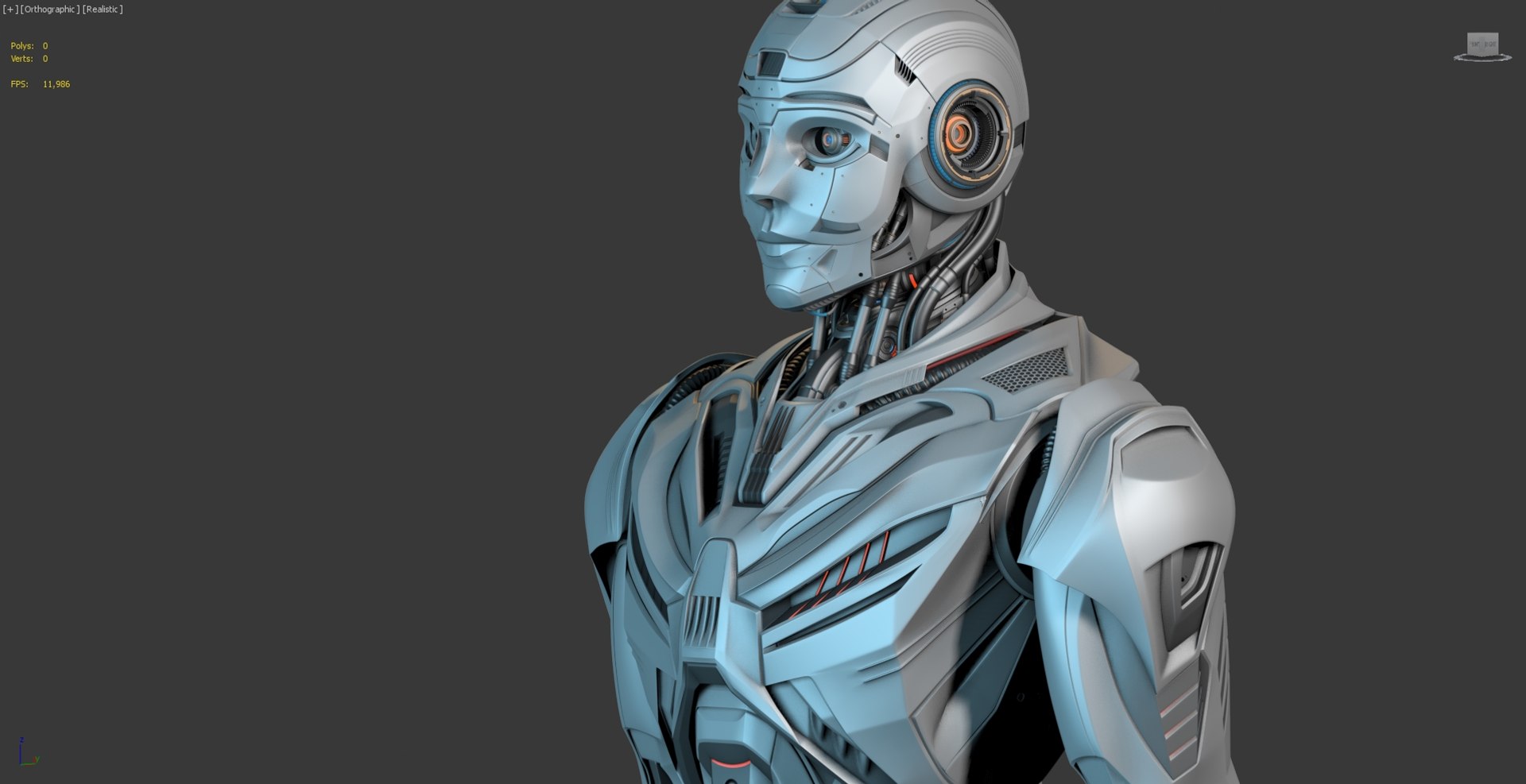 3D FUTURISTIC ROBOT MAN 3 - Rigged - TurboSquid 1923630