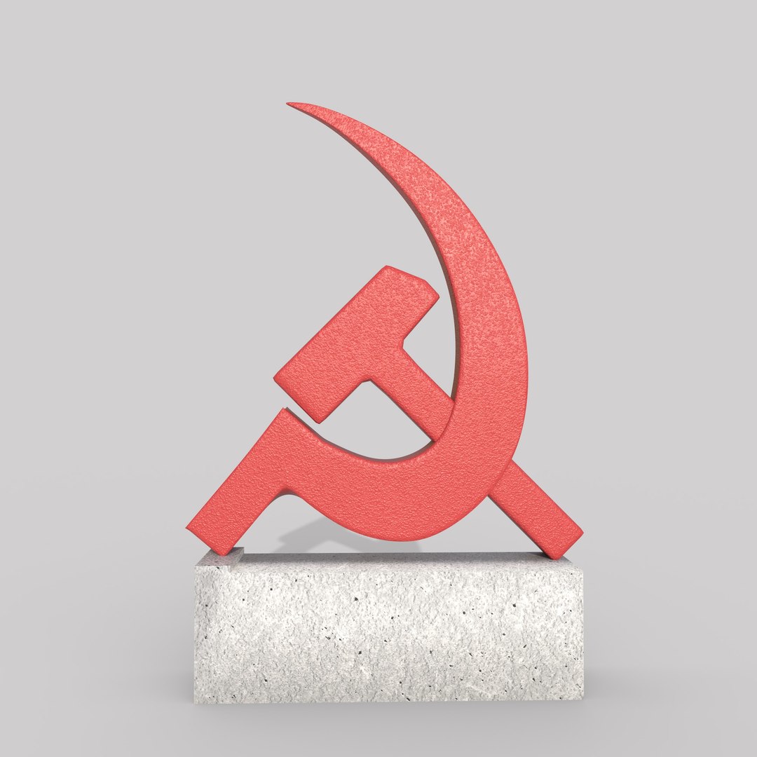 3D Hammer And Sickle Monument - TurboSquid 2362949