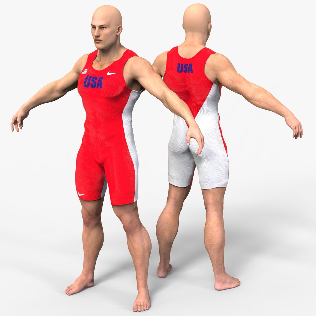 3D Athlete Character Model - TurboSquid 1273014