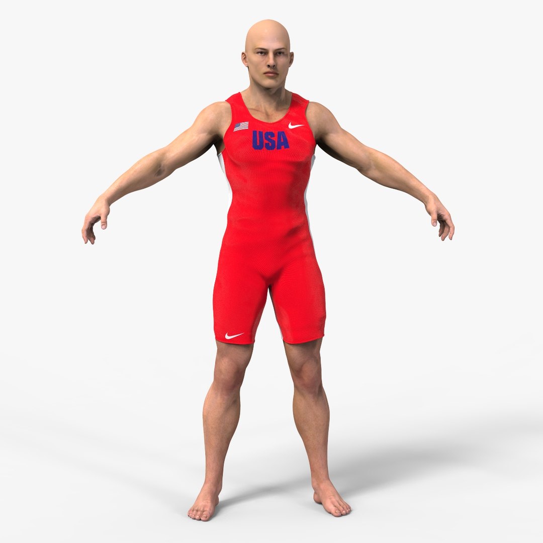 3D Athlete Character Model - TurboSquid 1273014