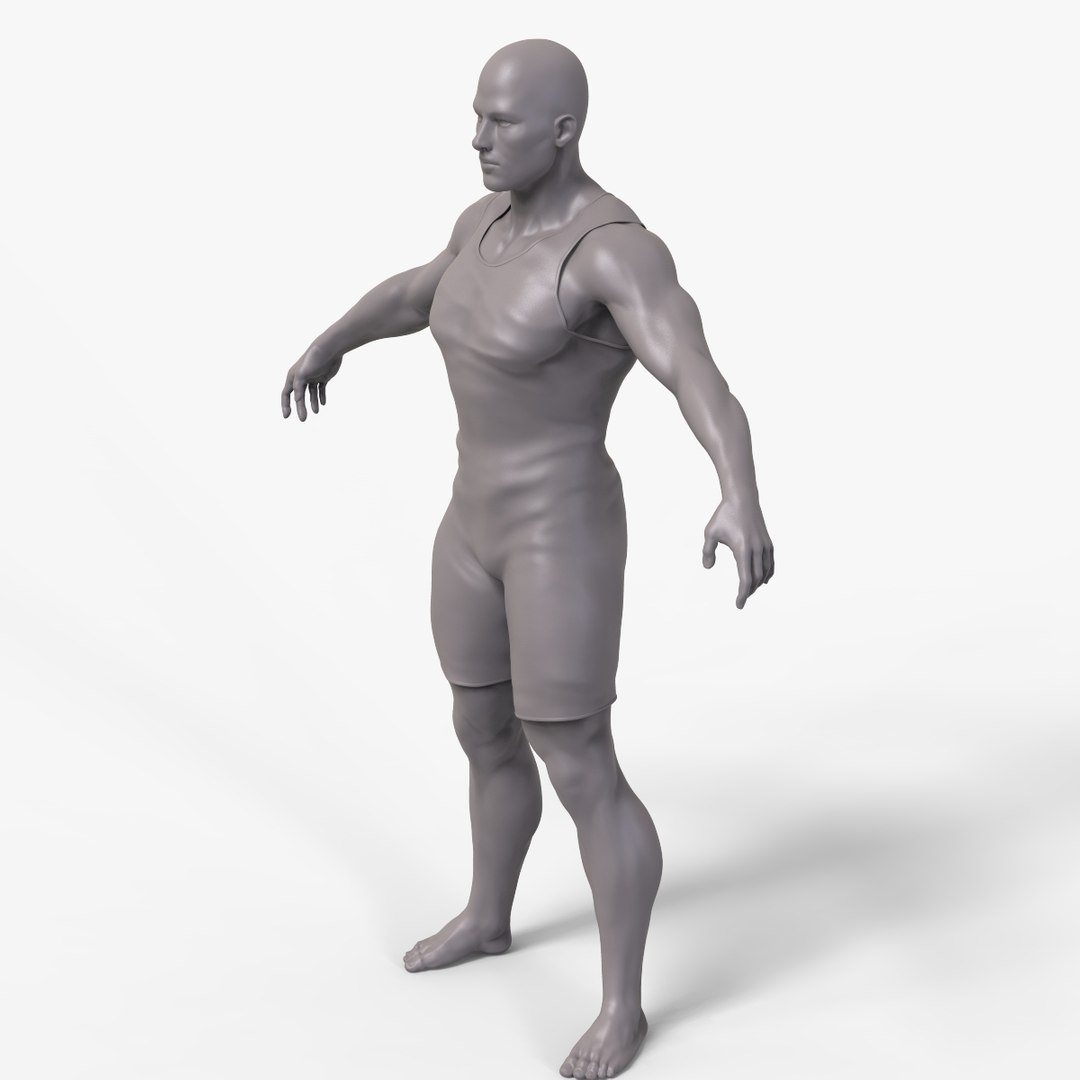 3D Athlete Character Model - TurboSquid 1273014