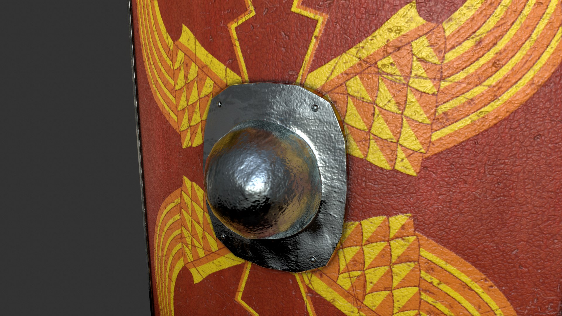 3D Roman Scutum Model - TurboSquid 1543939