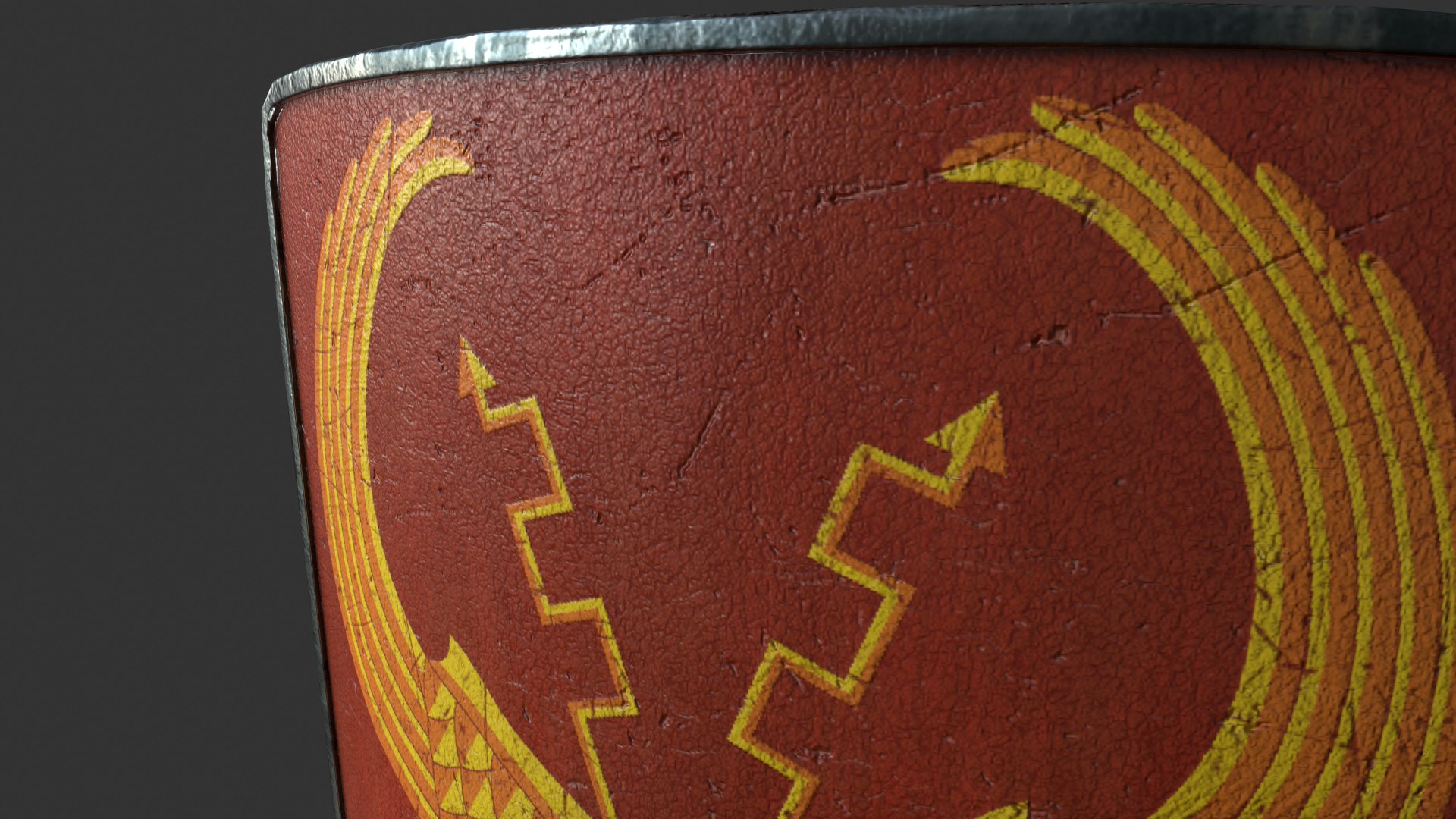 3D Roman Scutum Model - TurboSquid 1543939