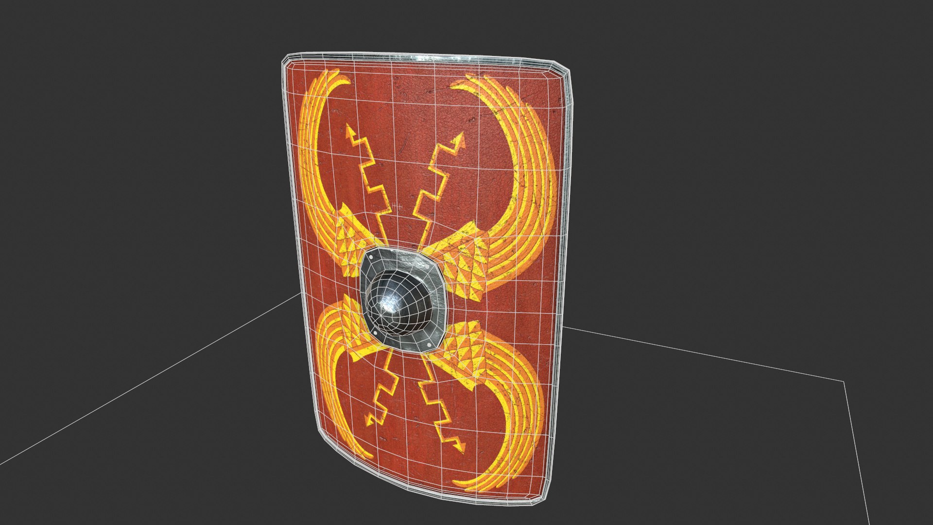 3D Roman Scutum Model - TurboSquid 1543939