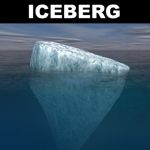 iceberg polar ocean c4d