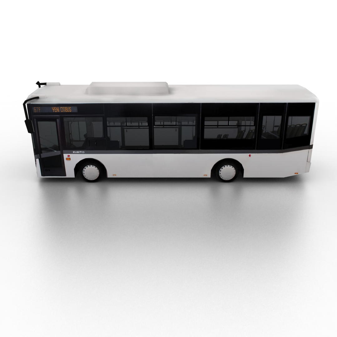 3d Obj Isuzu Citibus City Bus