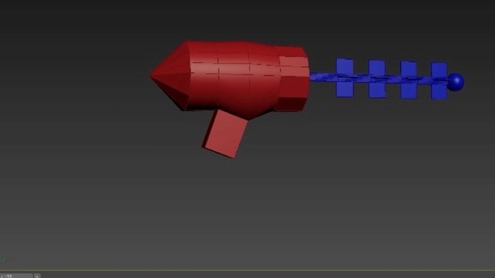 Low Poly Raygun Model 2 Model - TurboSquid 2274771