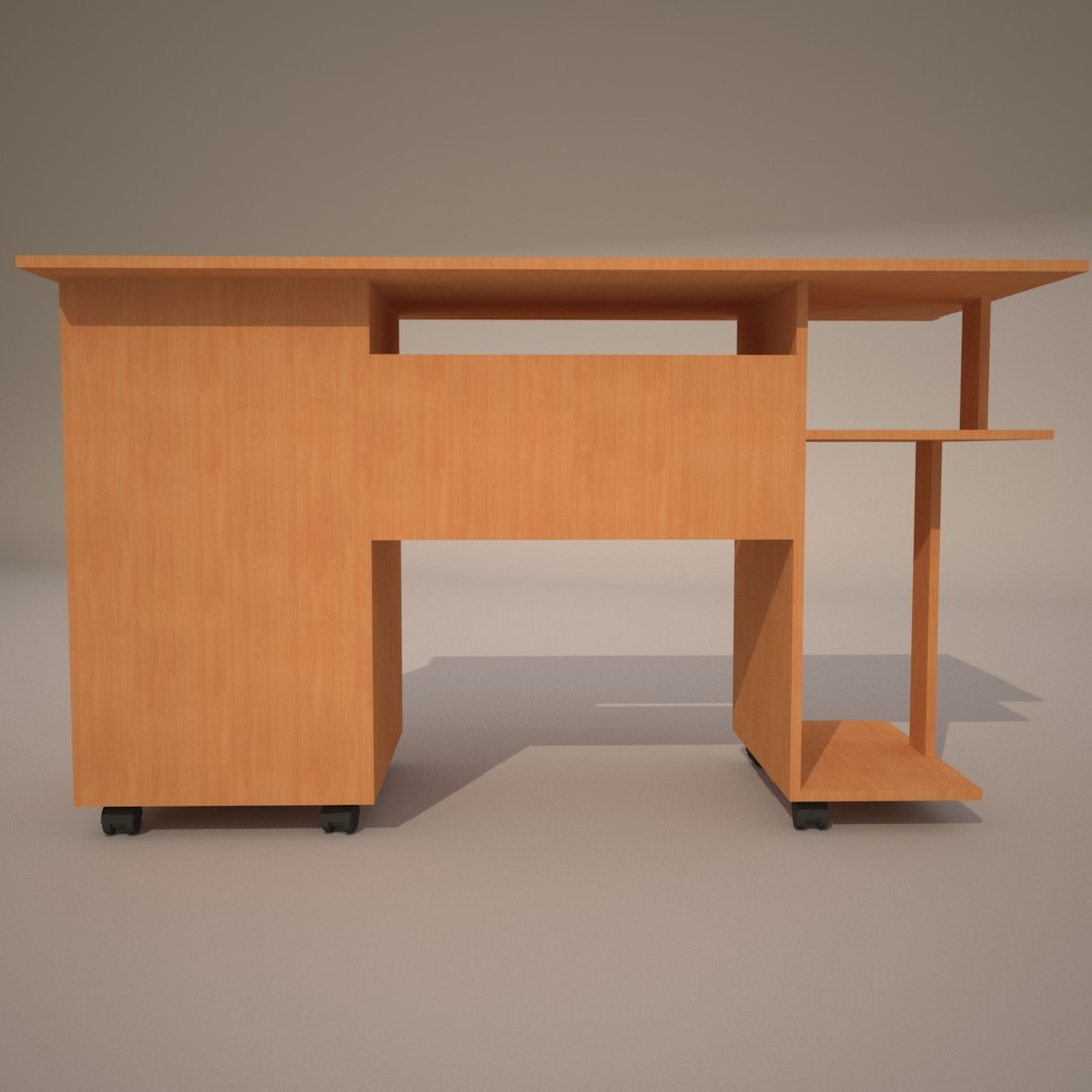 Computer Table 3d Model
