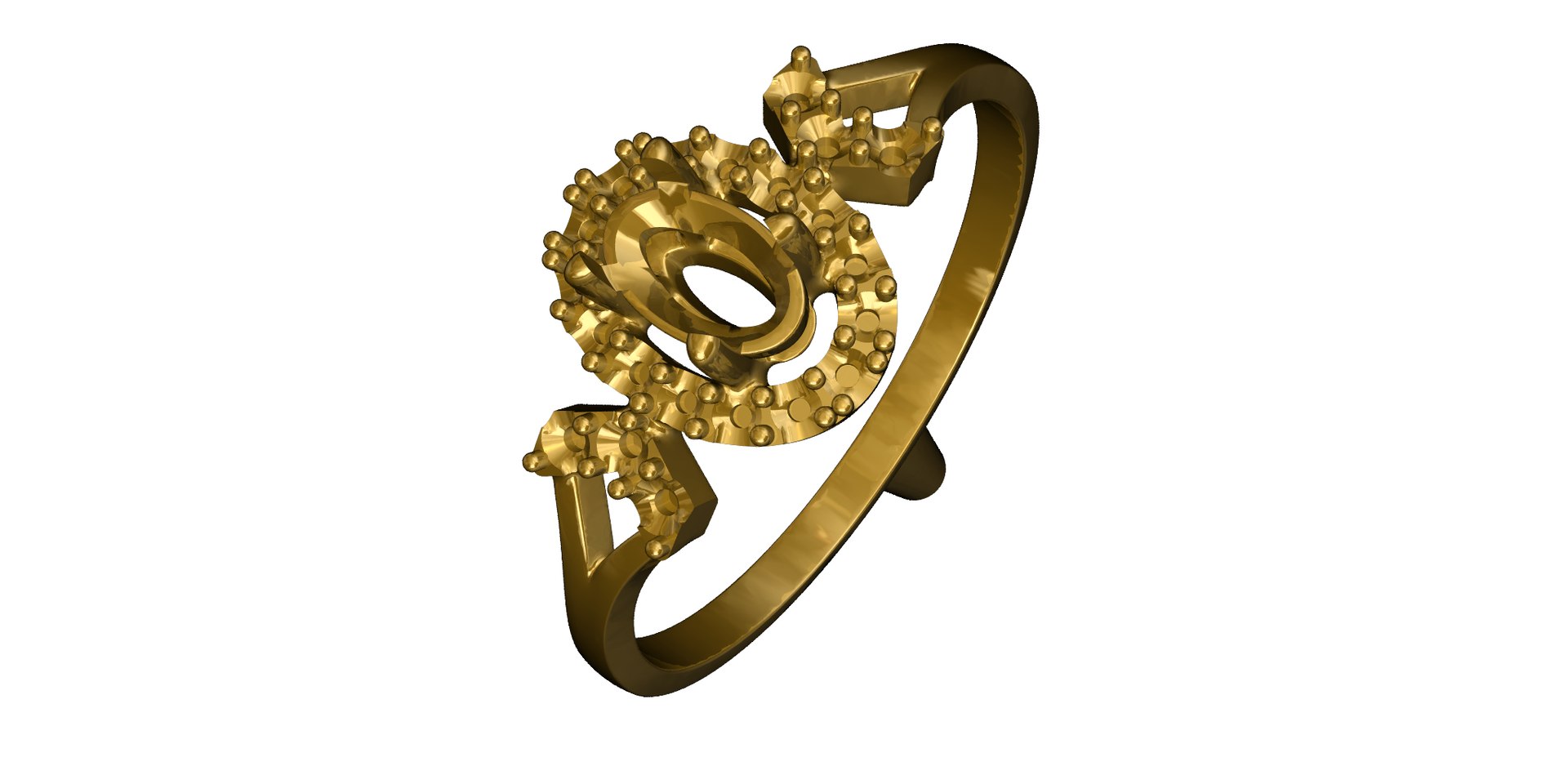 gold ring 3d model
