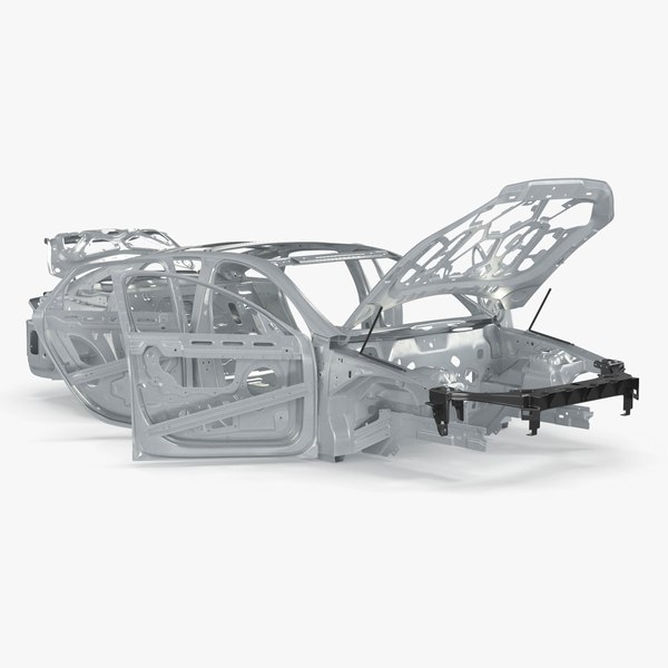 modelo 3d Estructura Unibody del marco del coche aparejada - TurboSquid ...